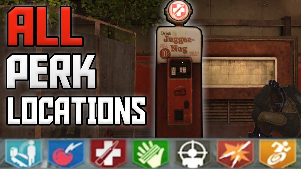ALL PERK LOCATIONS ON CALL OF DUTY MOBILE ZOMBIES - YouTube