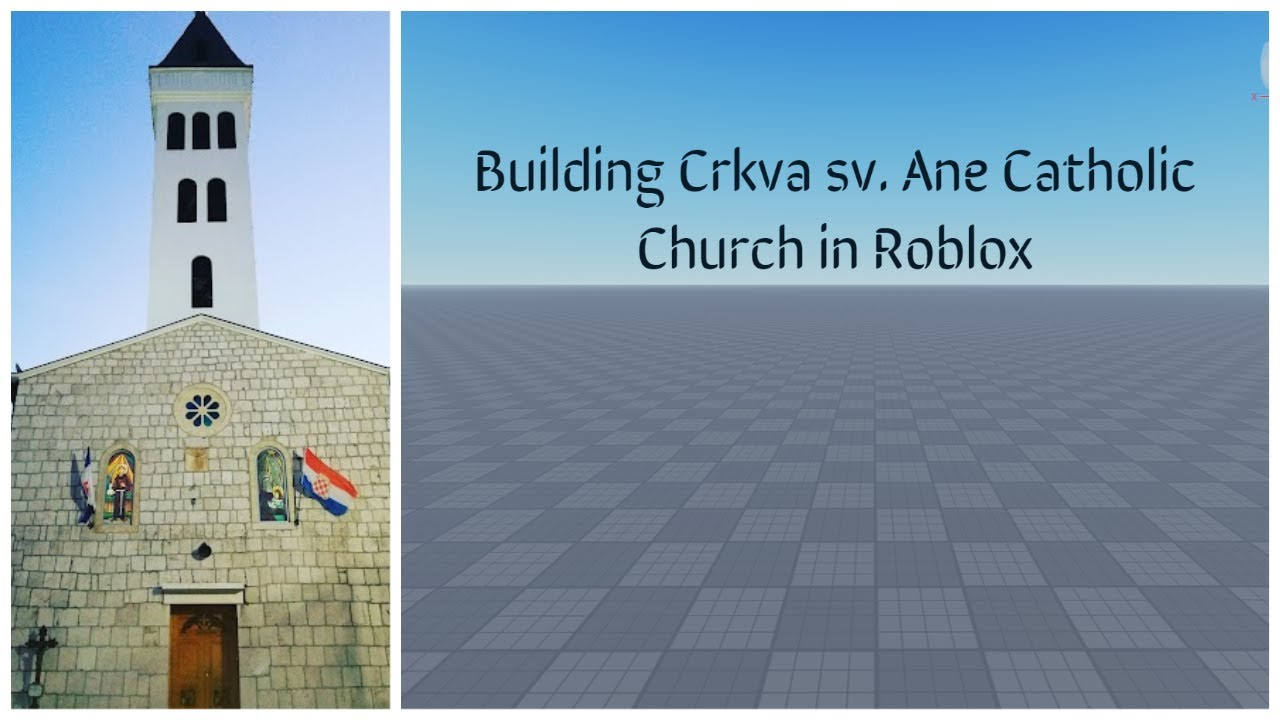 Building Crkva sv. Ane Catholic Church in Roblox - YouTube