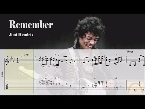 Remember - Jimi Hendrix | Guitar Tab - YouTube