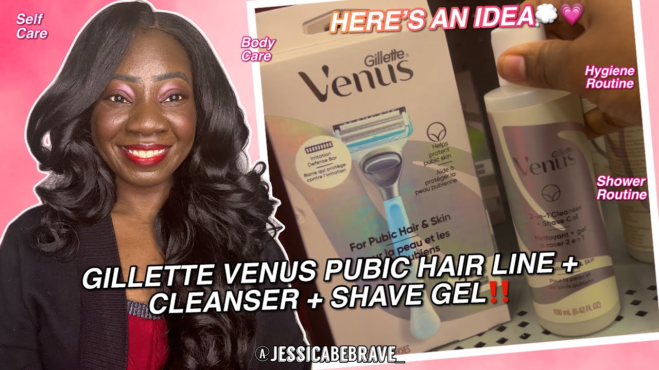 REACTING TO GILLETTE VENUS P@BIC HAIR LINE + CLEANSER AND SHAVE GEL‼ ...