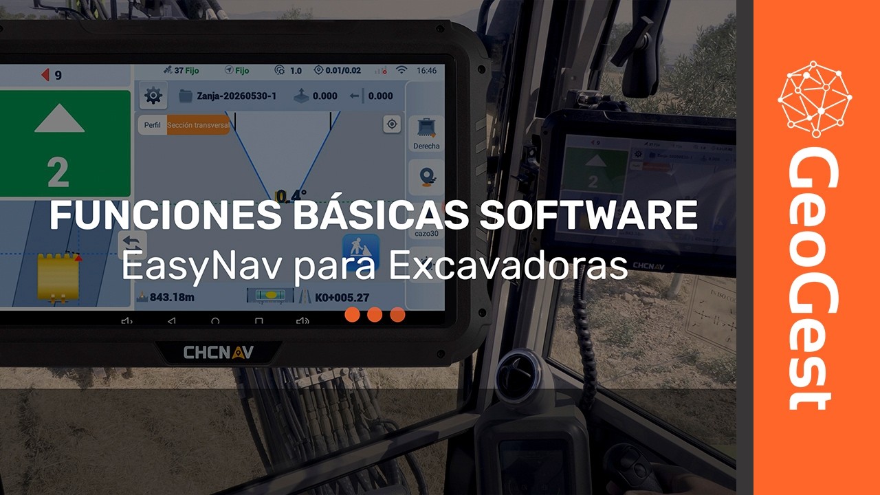EasyNav para Excavadoras - Funciones Básicas Software - Geogest - YouTube
