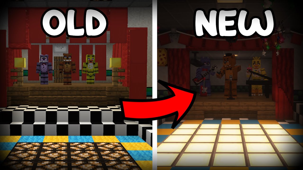 Recreating Samgladiator's FNAF Nightmare Map with Mods Part 1 (With ...