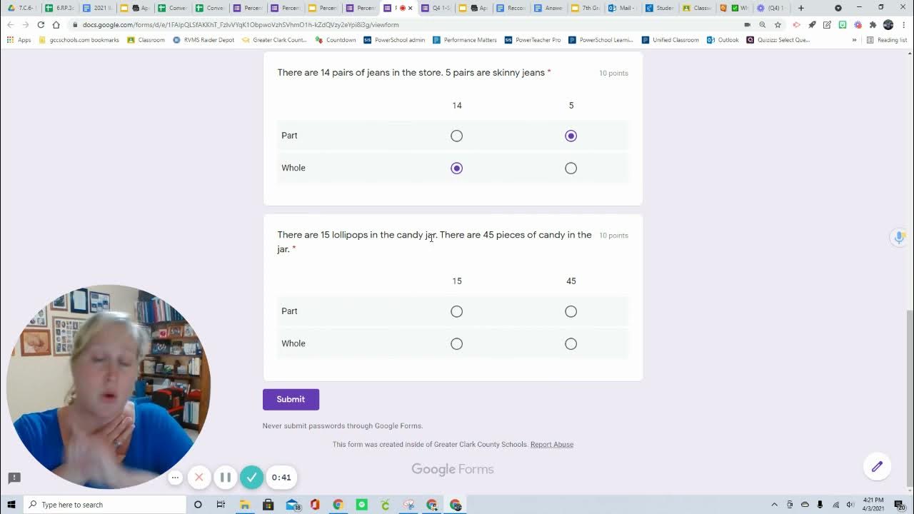 Percent of Number Warm Up - YouTube
