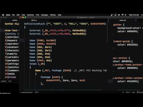 How to Customize the Syntax Highlighting colors in Atom Text Editor and ...
