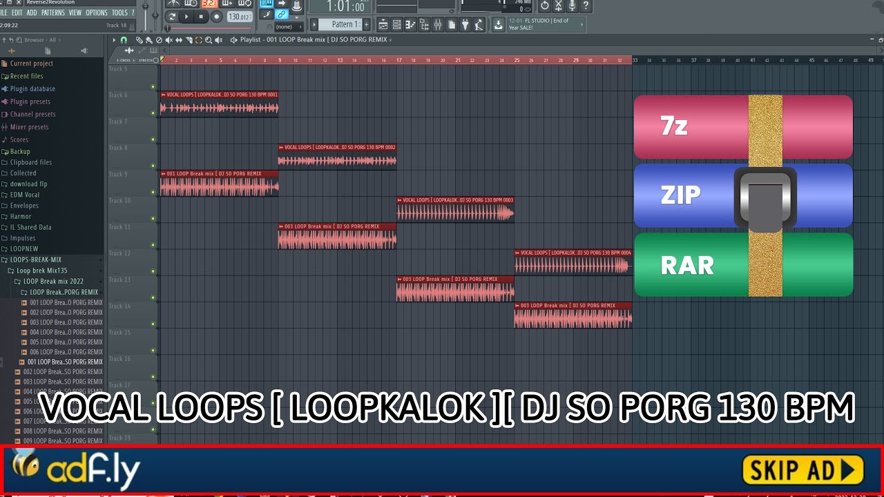 ចែកសម្លេង | VOCAL LOOPS [ LOOPKALOK ][ DJ SO PORG 130 BPM | FREE ...