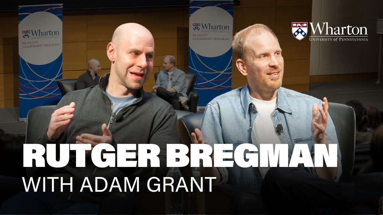 "Moral Ambition" & Measuring Success with Rutger Bregman & Adam Grant ...