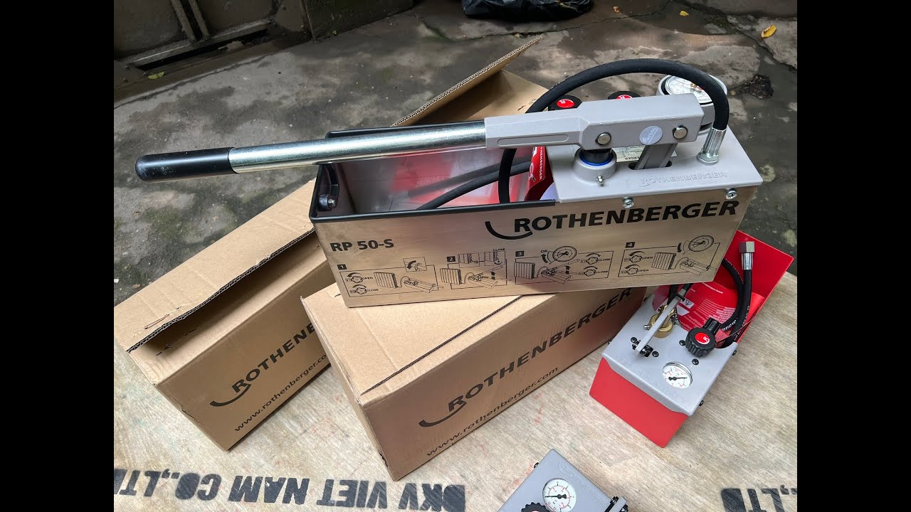 BƠM TEST ÁP LỰC NƯỚC ROTHENBERGER RP 50-S INOX | ROTHENBERGER ...