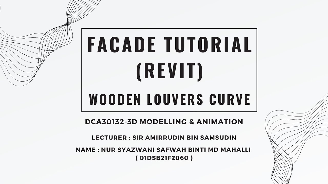 Wooden Louvers Curve Tutorial - YouTube