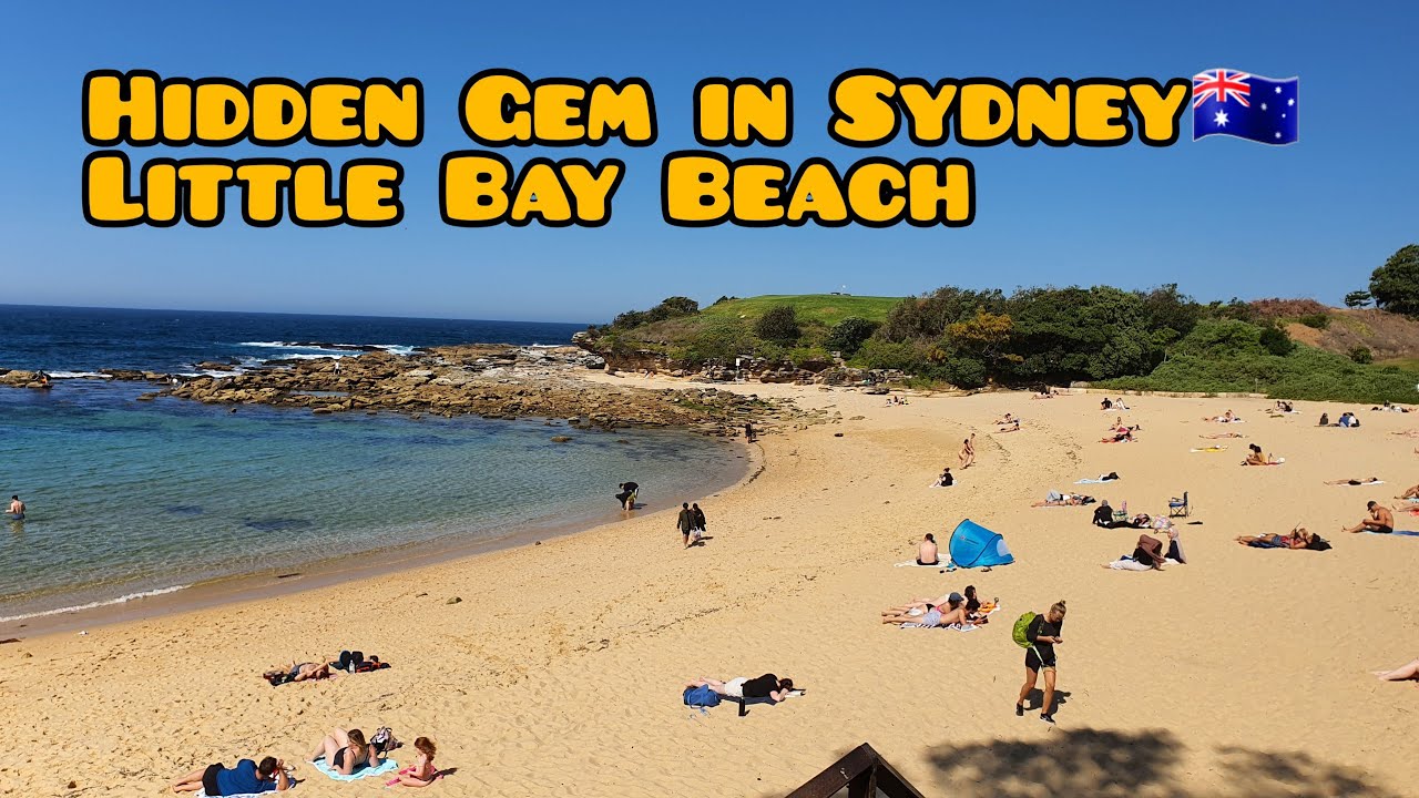 LITTLE BAY BEACH THE HIDDEN GEM IN SYDNEY| RELAXING WALK TOUR| LADY ...