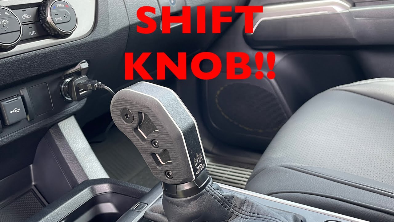 Toyota Tacoma Teton Workshop Shifter - YouTube