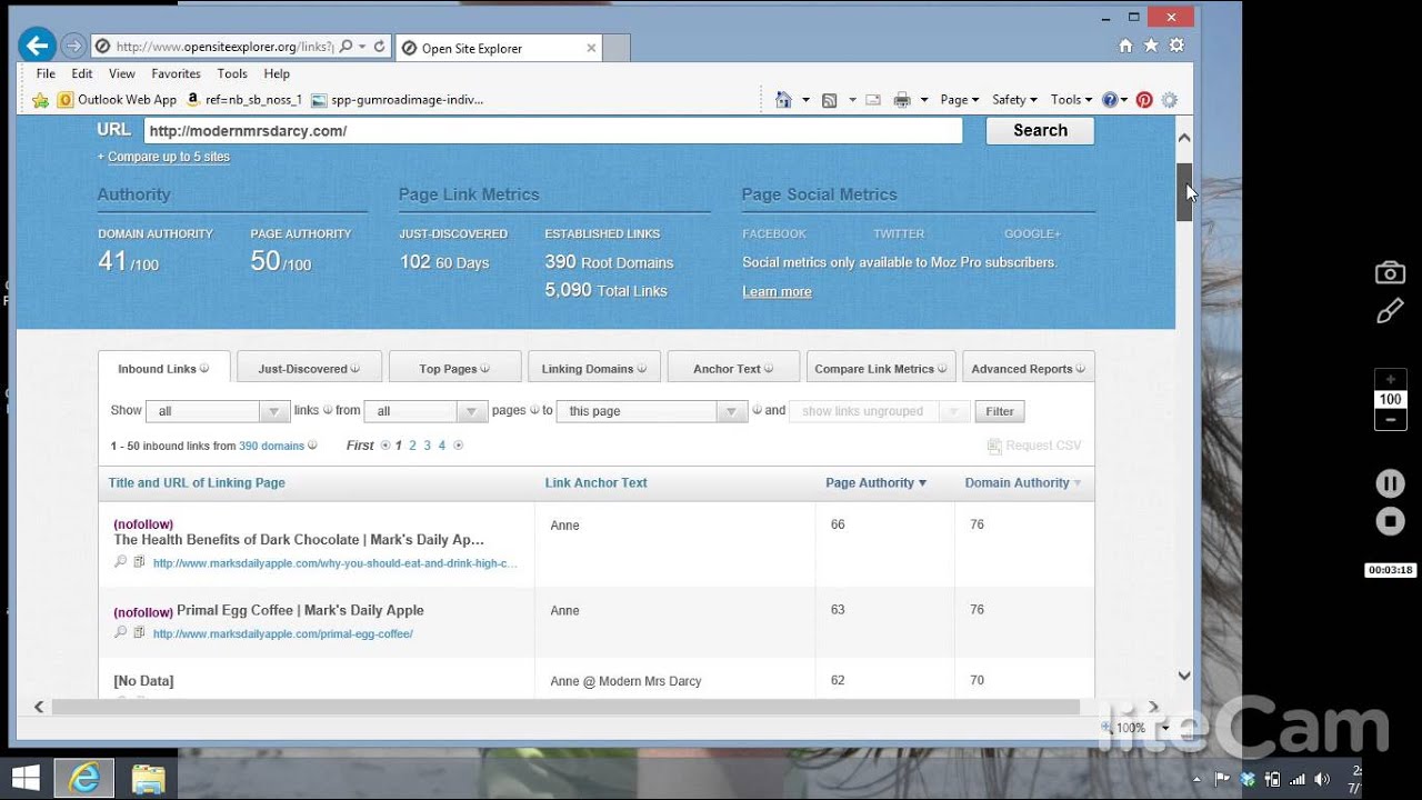 Open Site Explorer - YouTube