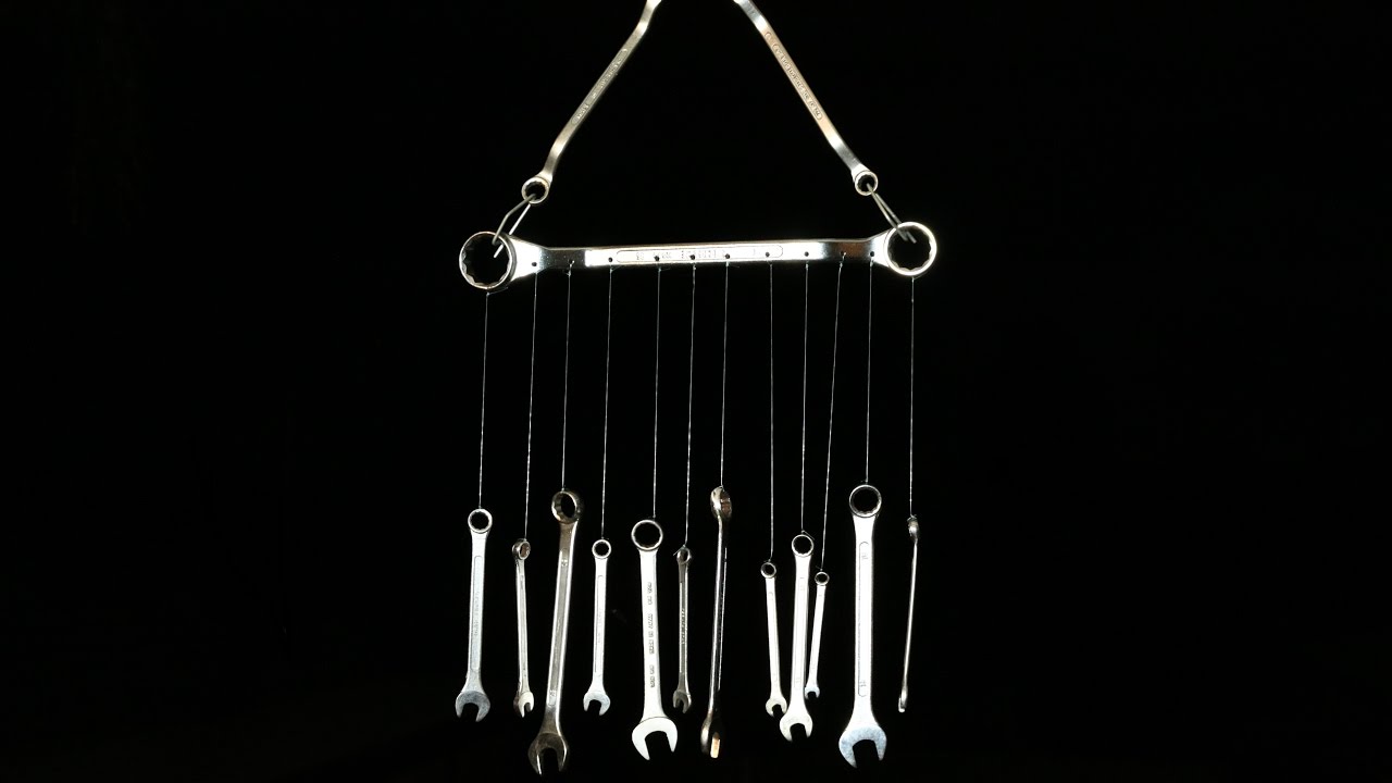 DIY Man Cave Projects, Making a Wind Chime from Wrench Tools or ...