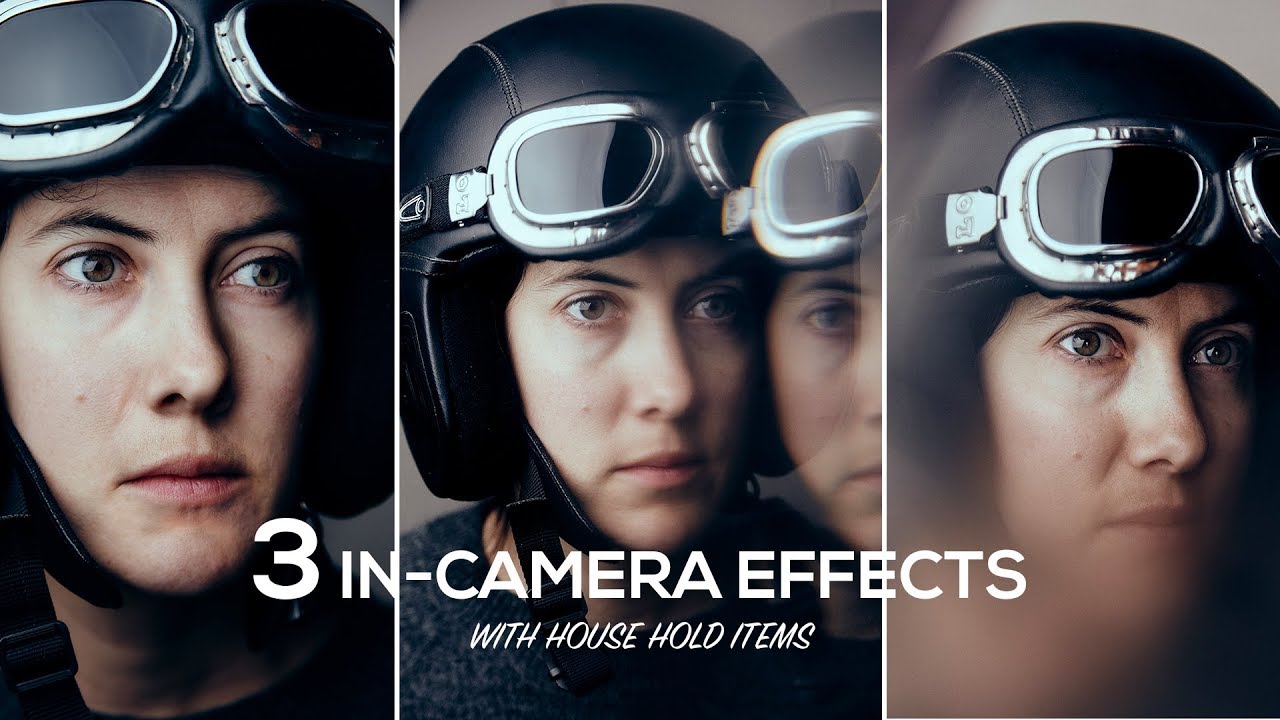 3 In Camera Effects with Household Items - YouTube