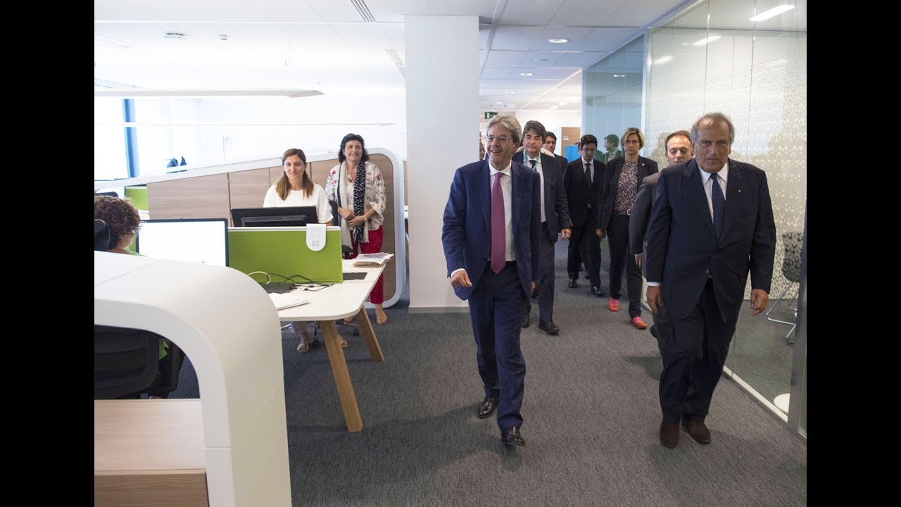 Gentiloni all’inaugurazione della nuova sede di Bnl Gruppo Bnp Paribas ...
