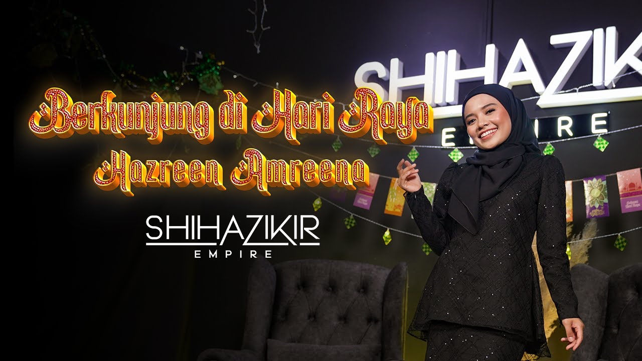 Berkunjung Di Hari Raya - Aina Abdul | Cover by Hazreen Amreena - YouTube