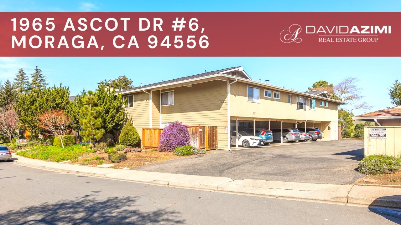 1965 Ascot Dr, 6 Moraga, CA 94556 | David Azimi - YouTube
