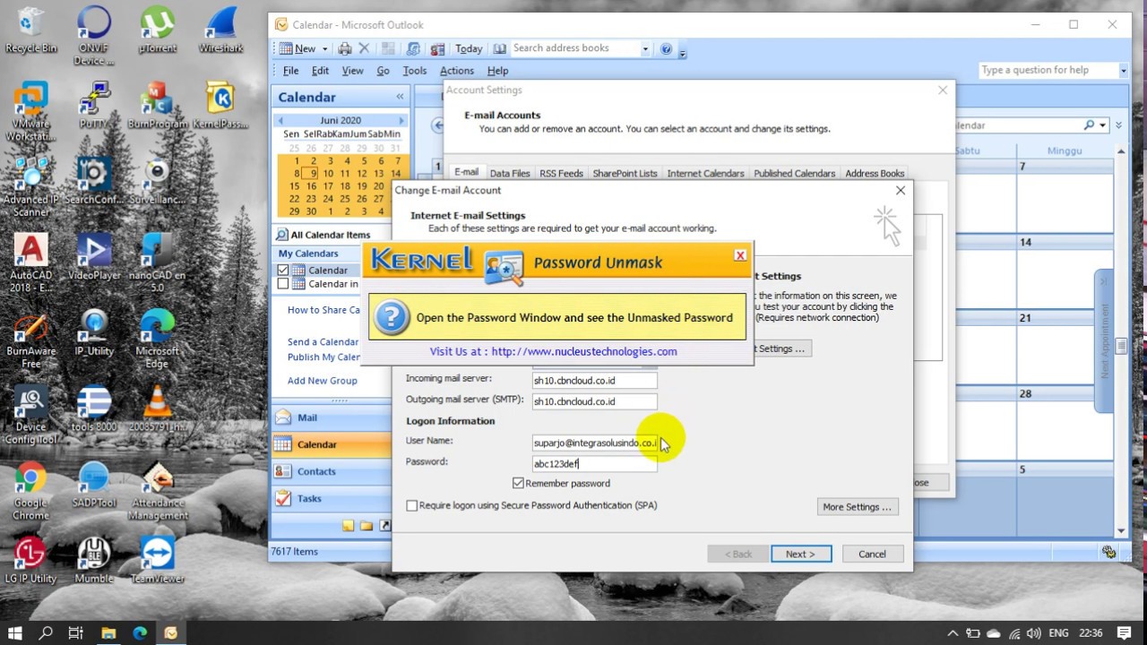 Lupa Password Email di Microsoft Outlook - YouTube