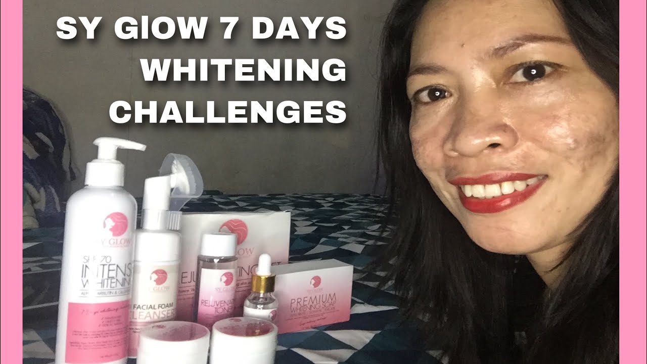 SY GLOW REJUVENATING SET * UNBOXING SY GLOW *7 DAYS WHITENING CHALLENGE ...