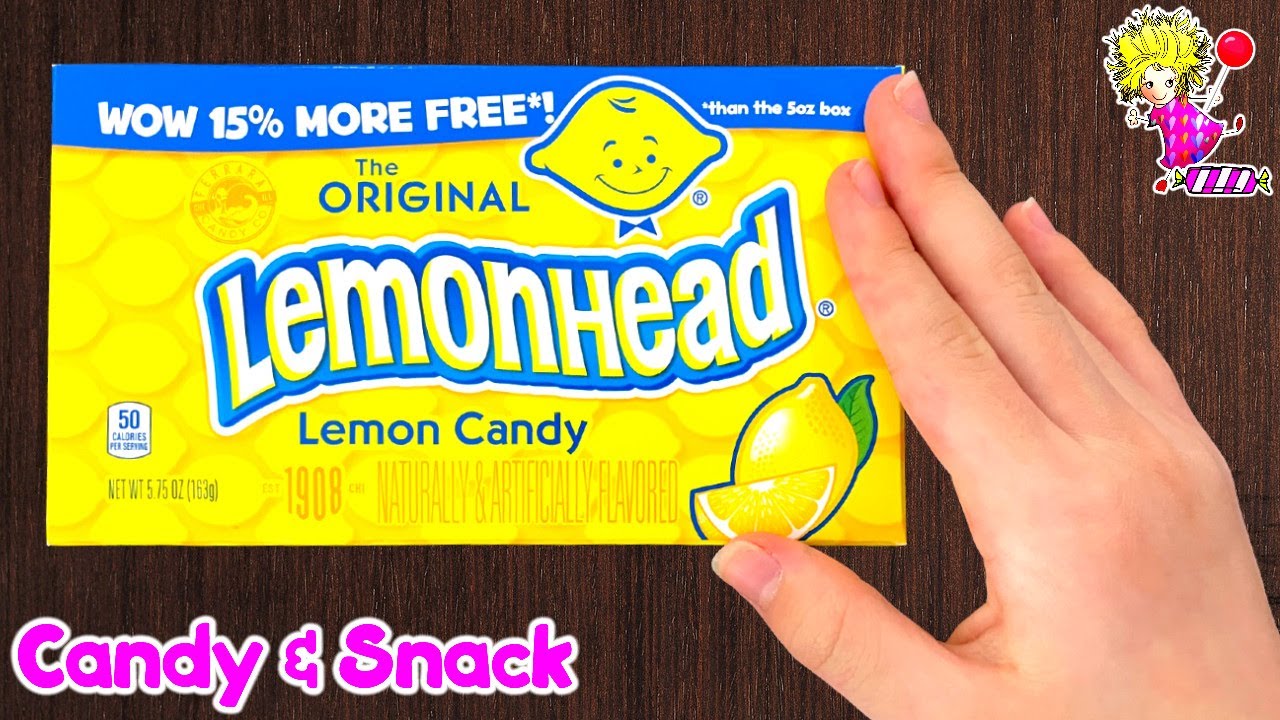 🍬 The Original Lemonhead - Candy & Snack Review - YouTube