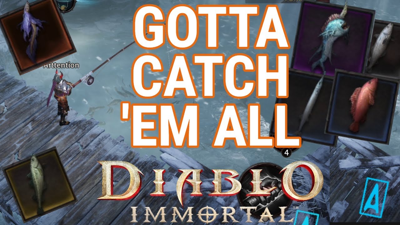 Diablo Immortal - Fishing and Rod Upgrade - YouTube