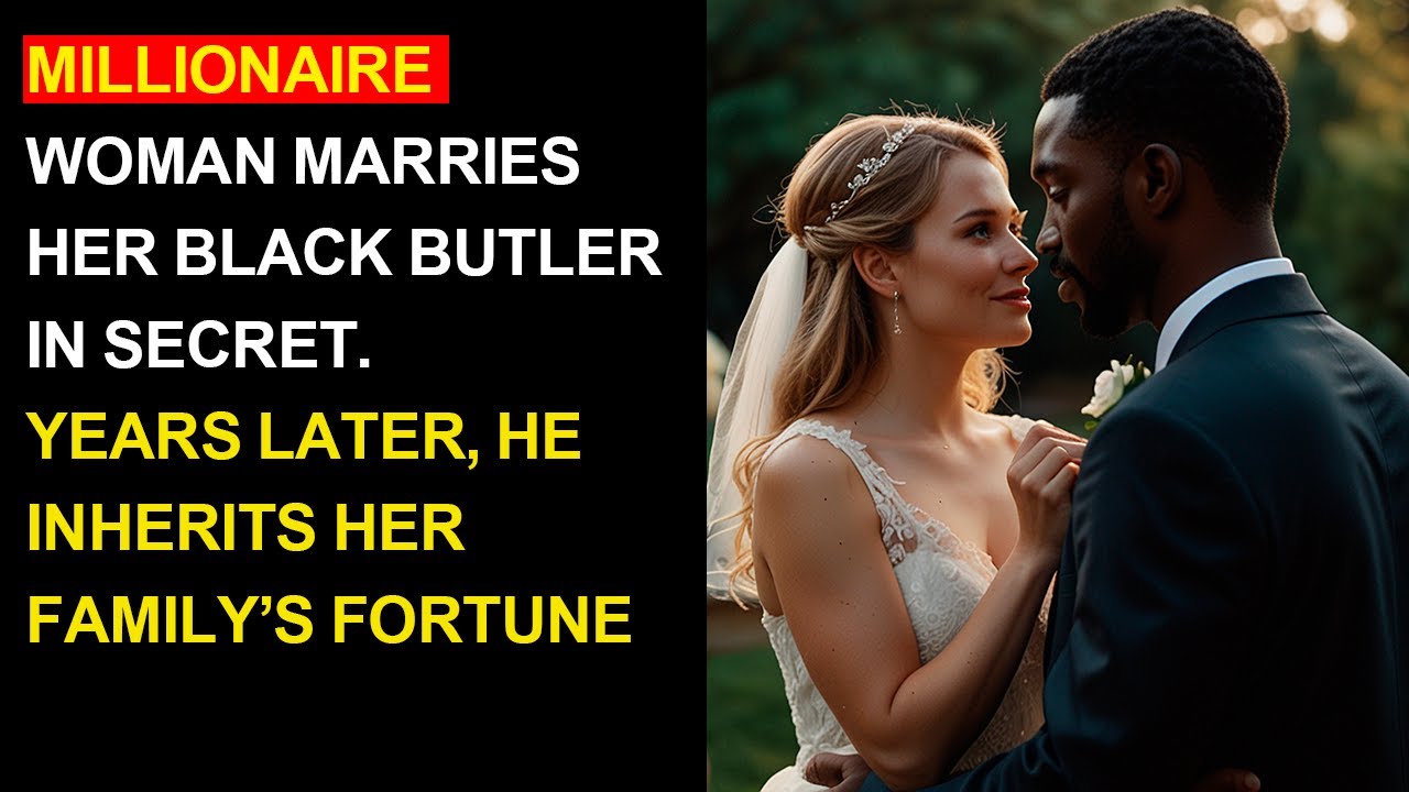 Millionaire Woman Marries Her Black Butler in Secret. Years Later, He ...