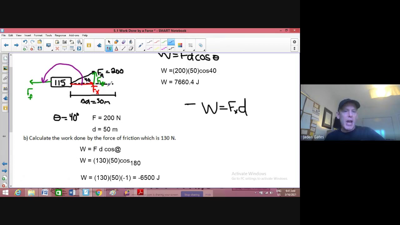 SPH3U 5 1 Work Done by a Force - YouTube