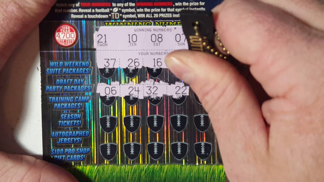 $5 Dallas Cowboys Texas Lottery Scratch Off Ticket - YouTube