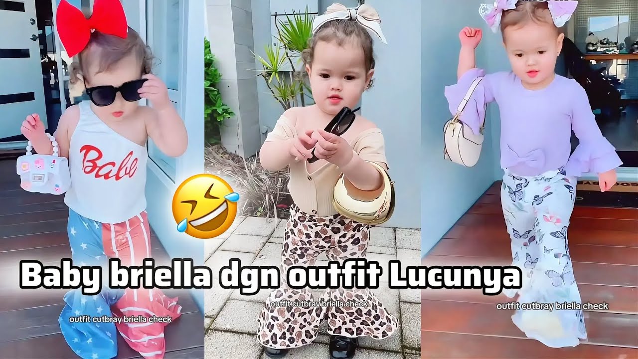 BABY BRIEELA DENGAN OUTFIT LUCU NYA 🤣 - YouTube