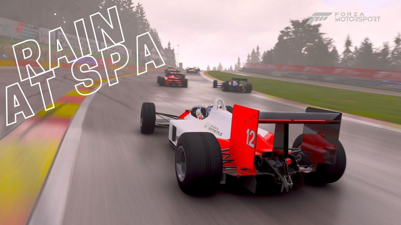 Rain at Spa Francorchamps!! Classic F1 Style Racing | Forza Motorsport ...