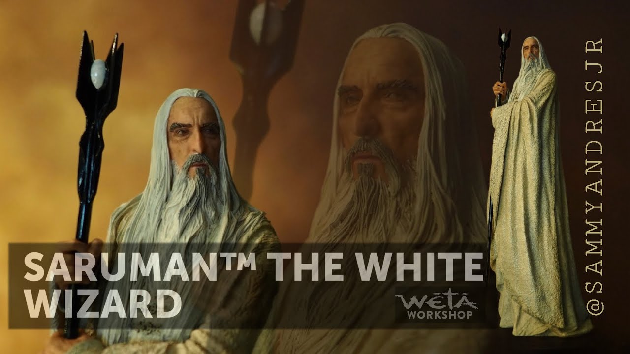 SARUMAN THE WHITE WIZARD Classic Series WETA WORKSHOP 1/6 Scale Statue ...
