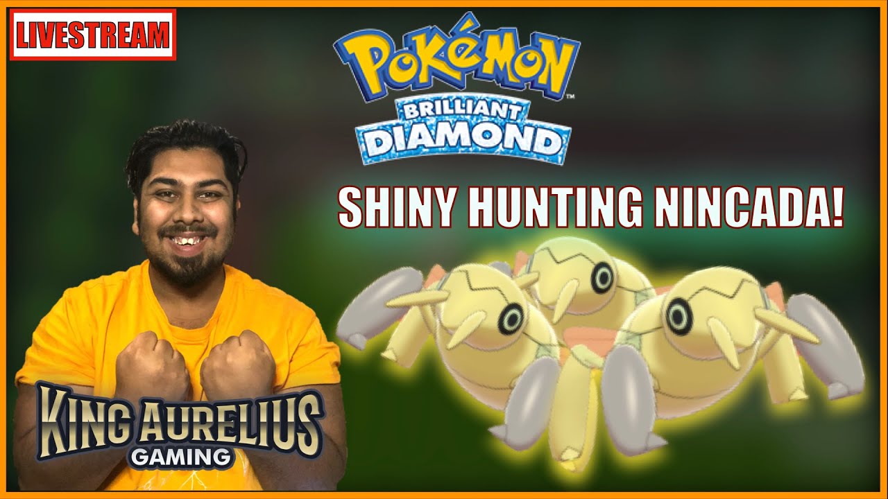🔴 LIVESTREAM - Poké-Radar Chain Hunting SHINY Nincada! || Pokémon BDSP ...