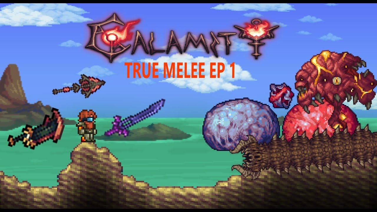 LE BARABRE EST LÀ (terraria calamity true melee ep 1) - YouTube
