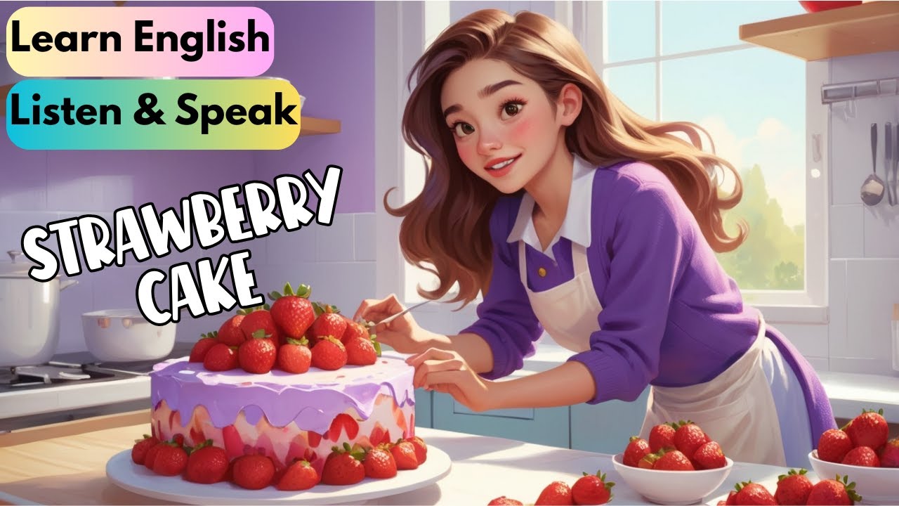 Baking A Cake | Learn English Through Story | Improve Your English ...