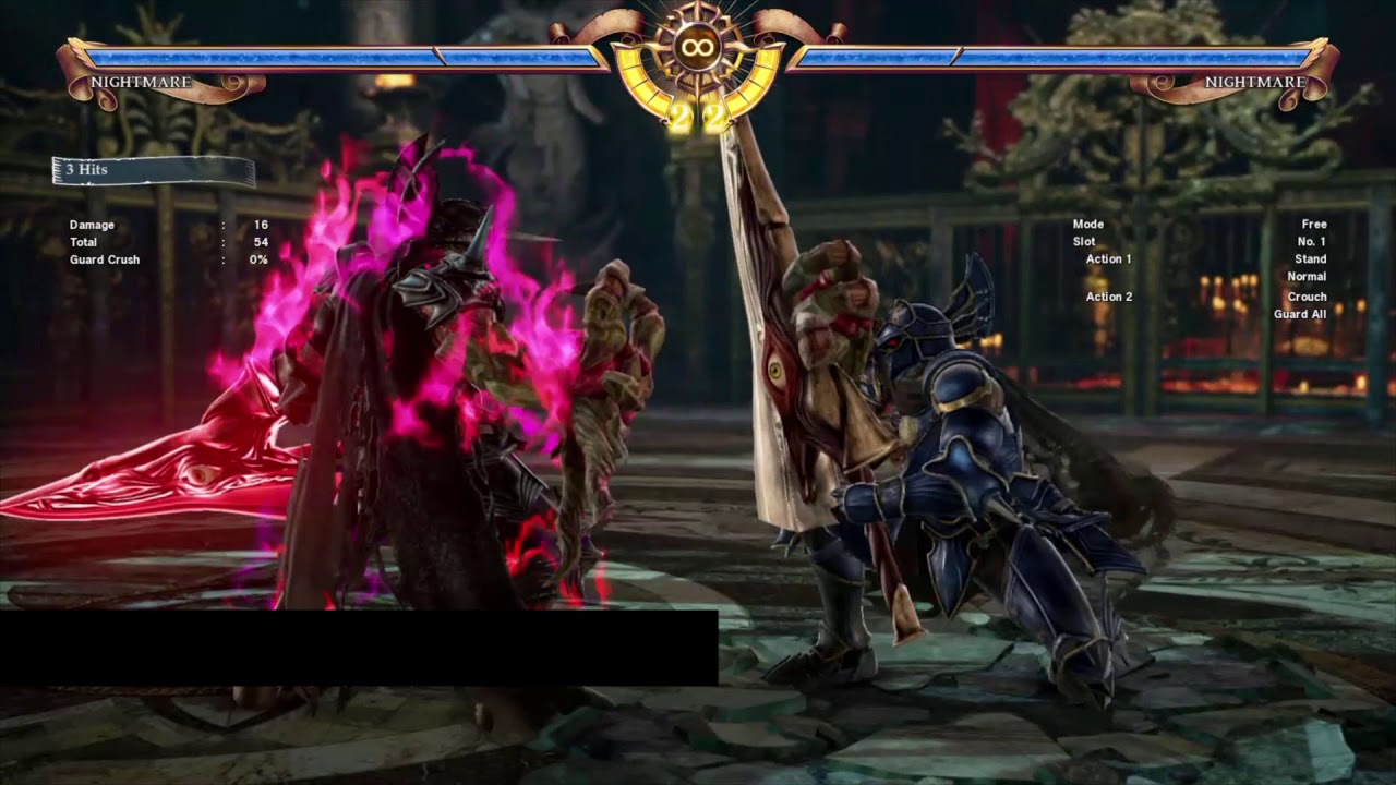 SOULCALIBUR VI NIGHTMARE Basic Combos v1.01 - YouTube