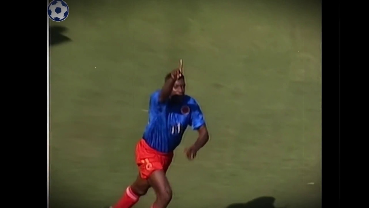 Adolfo Valencia Goal - World Cup 1994 - Group A | Colombia - Romania 1: ...