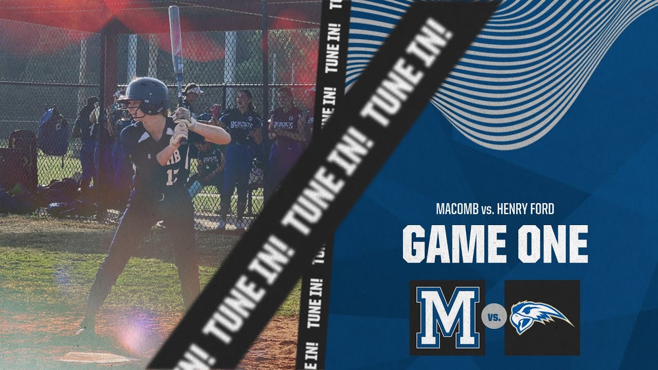 Softball: Macomb vs. Henry Ford (Game One) - YouTube