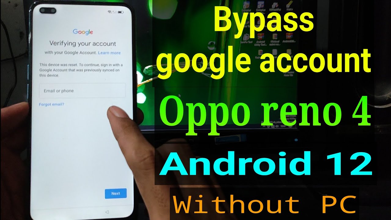 Oppo Reno 4 Google Account Bypass || Frp Bypass Oppo Reno 4 || #oppo ...
