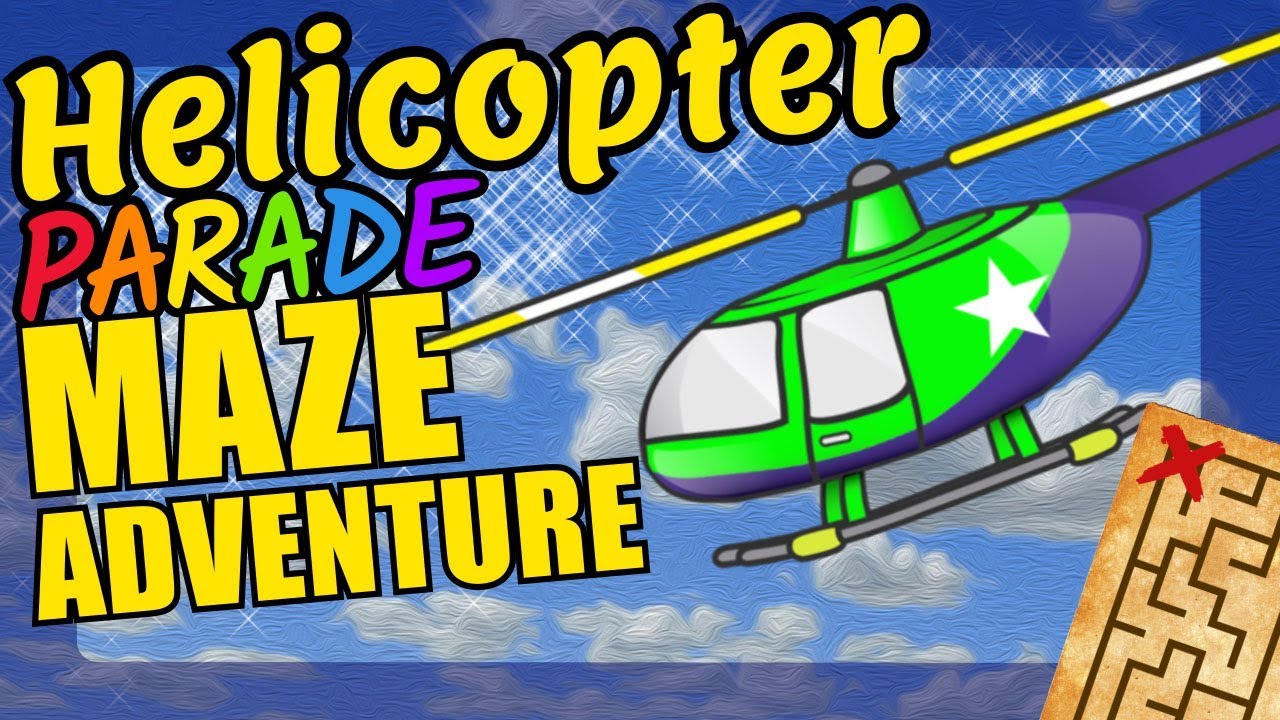 Helicopter Maze Adventure Educational Video for Kids - YouTube