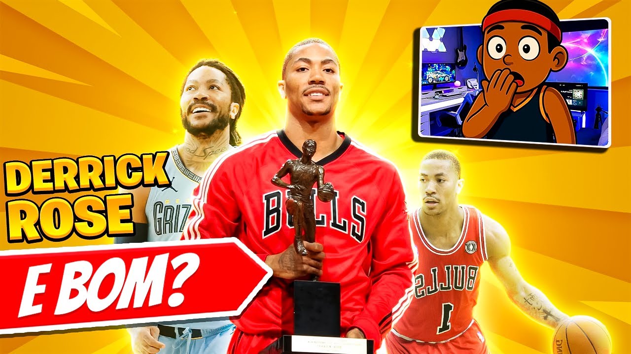 TESTEI o Derrick Rose COM e SEM Joelho no Dunk City! Vale a pena? - YouTube