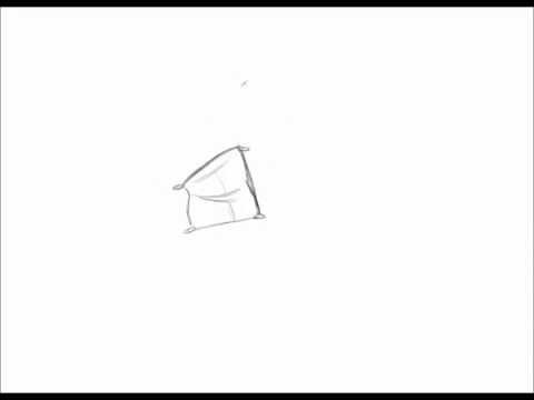 2D animation Flour sack walk - YouTube