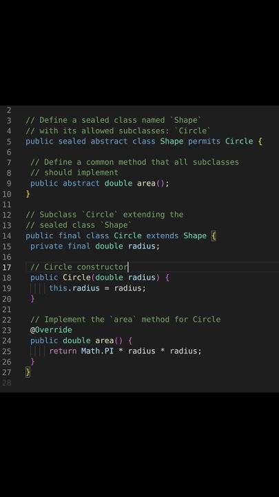 Sealed Classes in Java: Controlling Inheritance for Better Code Design - YouTube