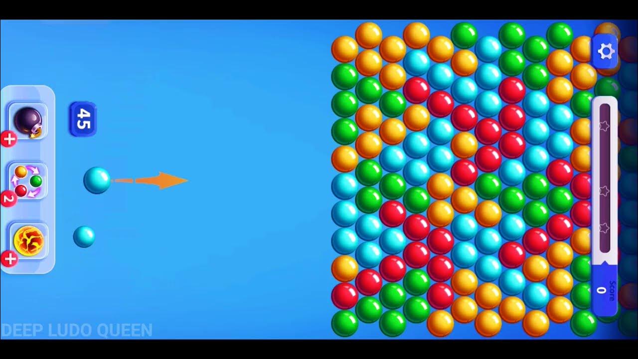Bubble shooter Gameplay l bubble shooter game level 34-35 bubble ...