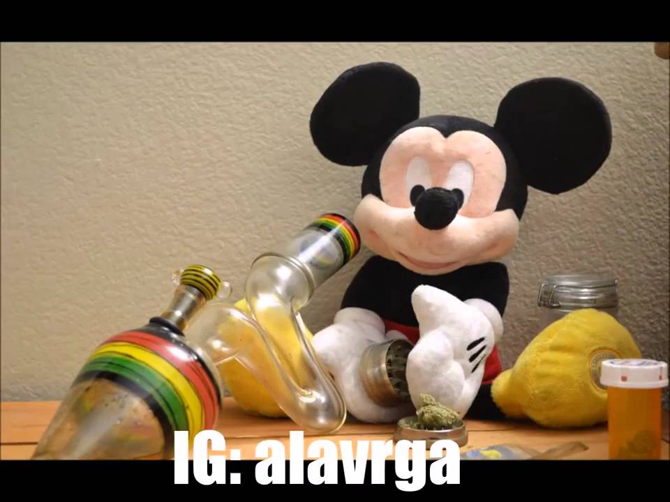 Mickey Mouse Smoking Weed!?! - YouTube