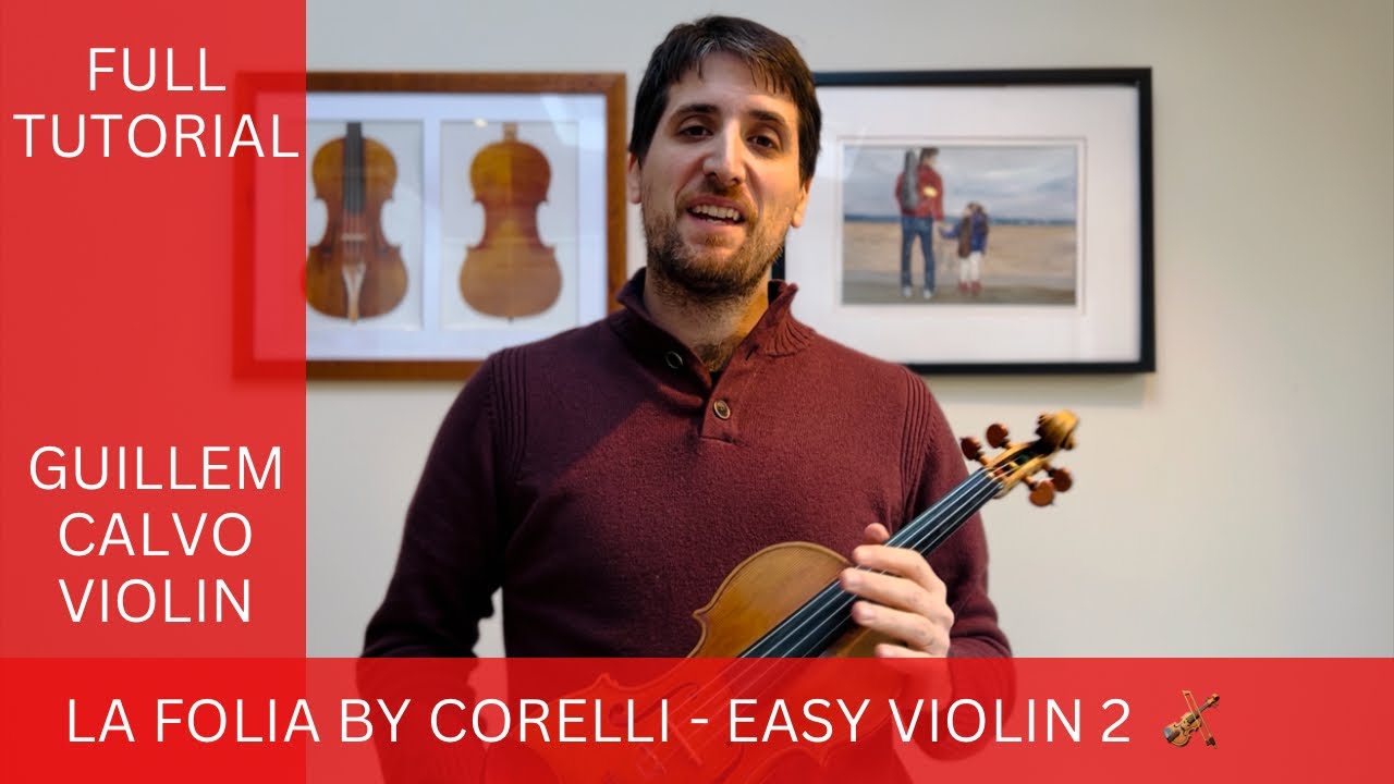 La Folia by Corelli (easy violin part arr. Kate Conway) performance ...
