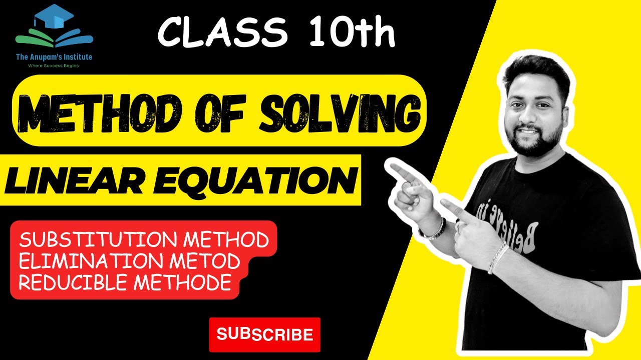 Linear Equation In Two Variables | Class 10 | Class 10 Maths #education ...