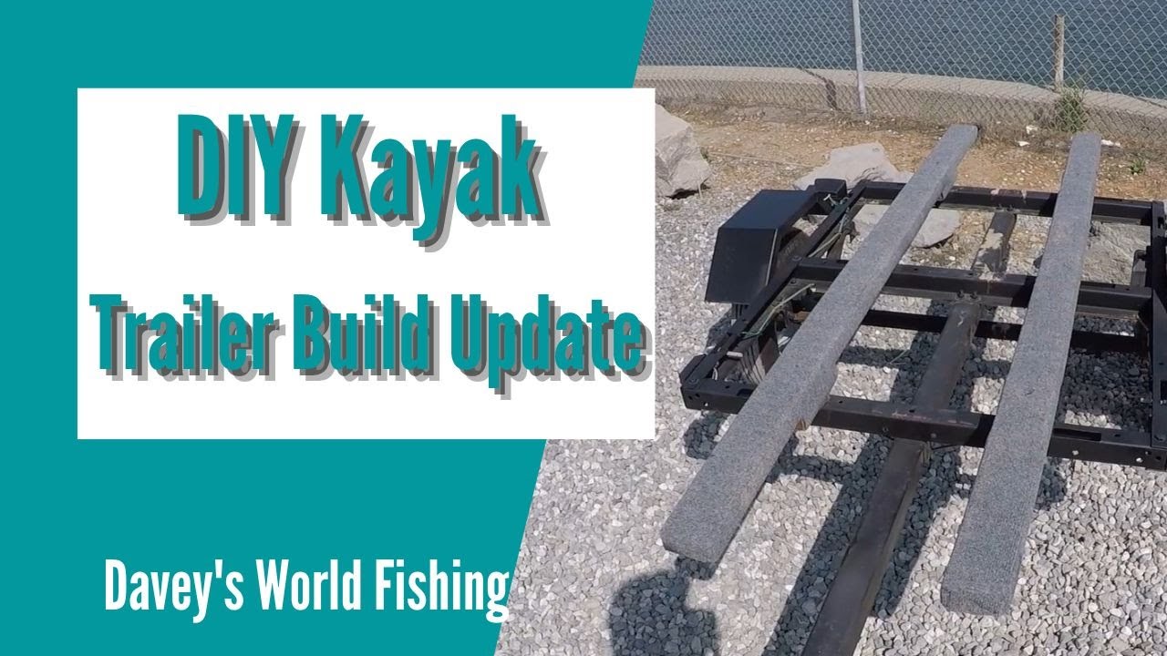 Update on the DIY Harbor Freight Kayak Trailer Build - YouTube
