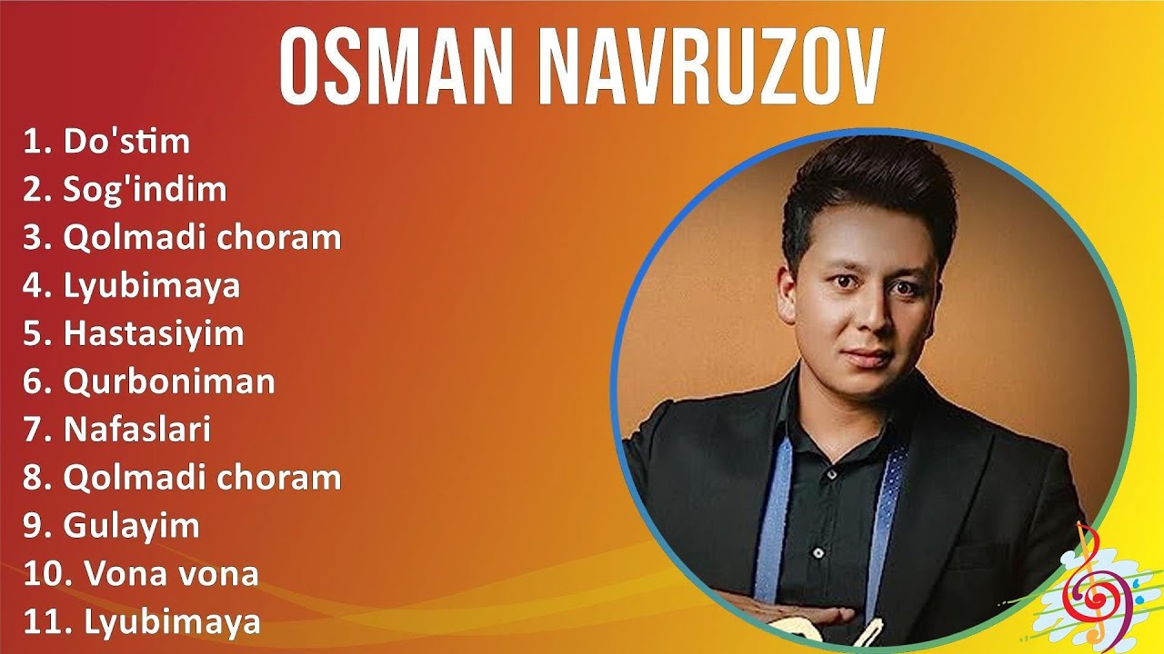 Osman Navruzov 2025 MIX Top Hits - Do'stim, Sog'indim, Qolmadi choram ...