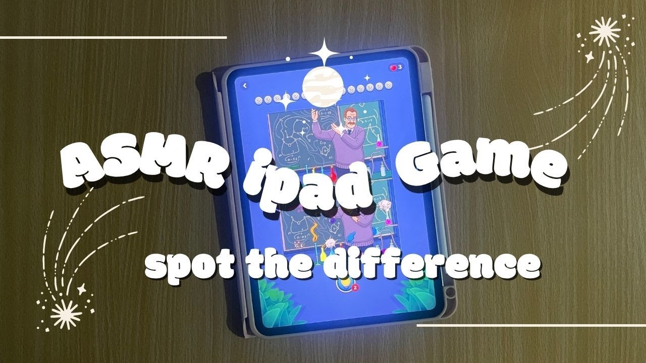 iPad ASMR game 😴🎧 relaxing but tricky — can you see all the differences ...