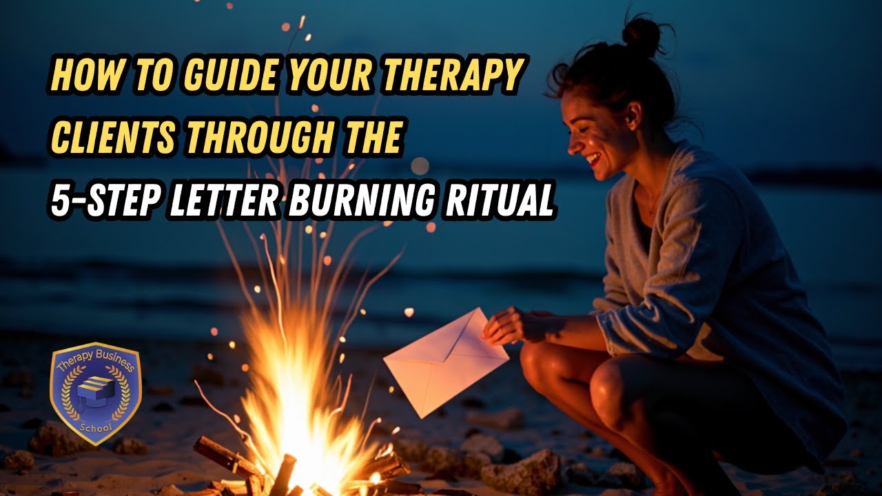 How To Help Your Therapy Clients NOW With A Letter Burning Ritual - YouTube