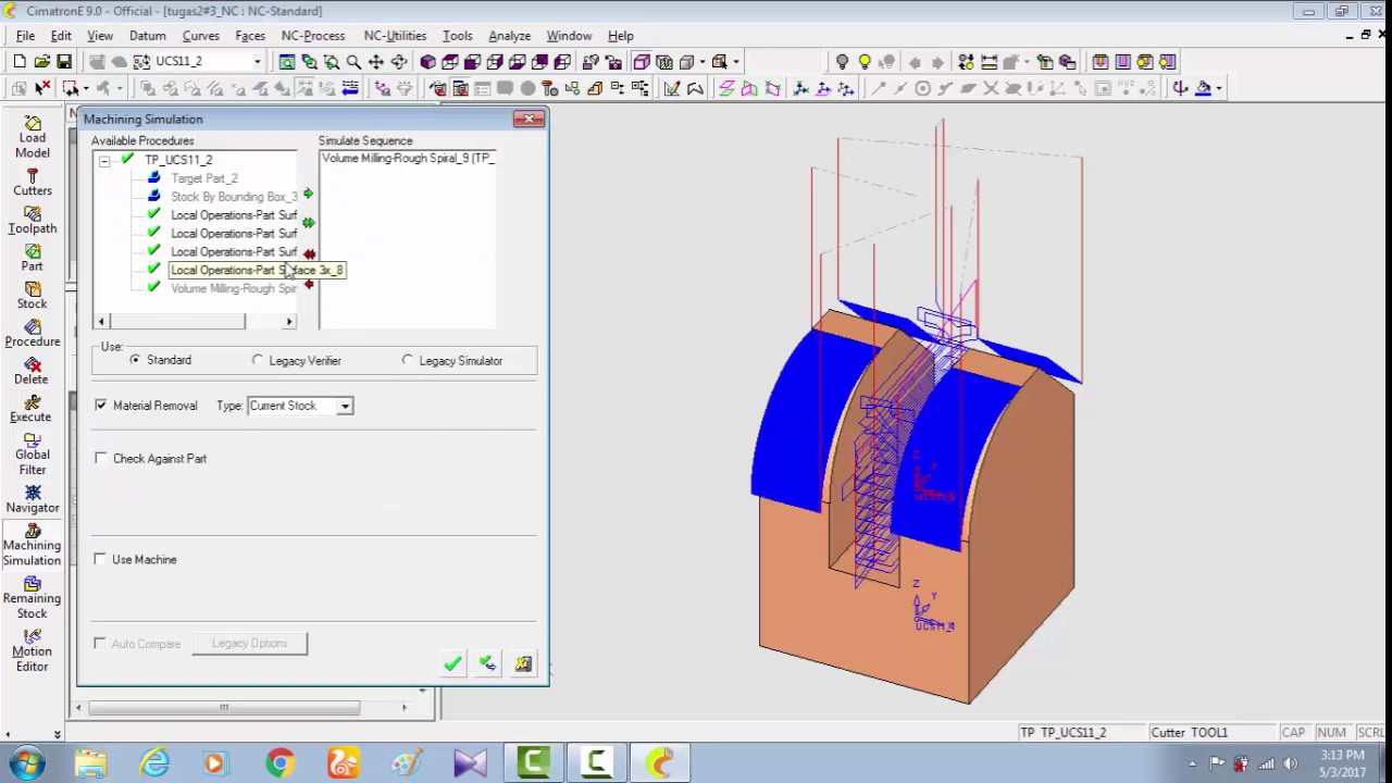 Cimatron Tutorial - Processing Fillet and Chamfer - YouTube
